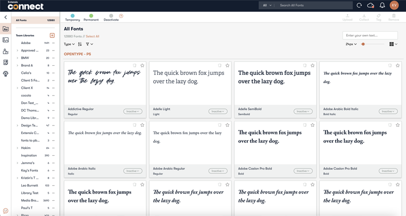 💪 Stabiler Schriftenworkflow mit Extensis Connect und Insight
